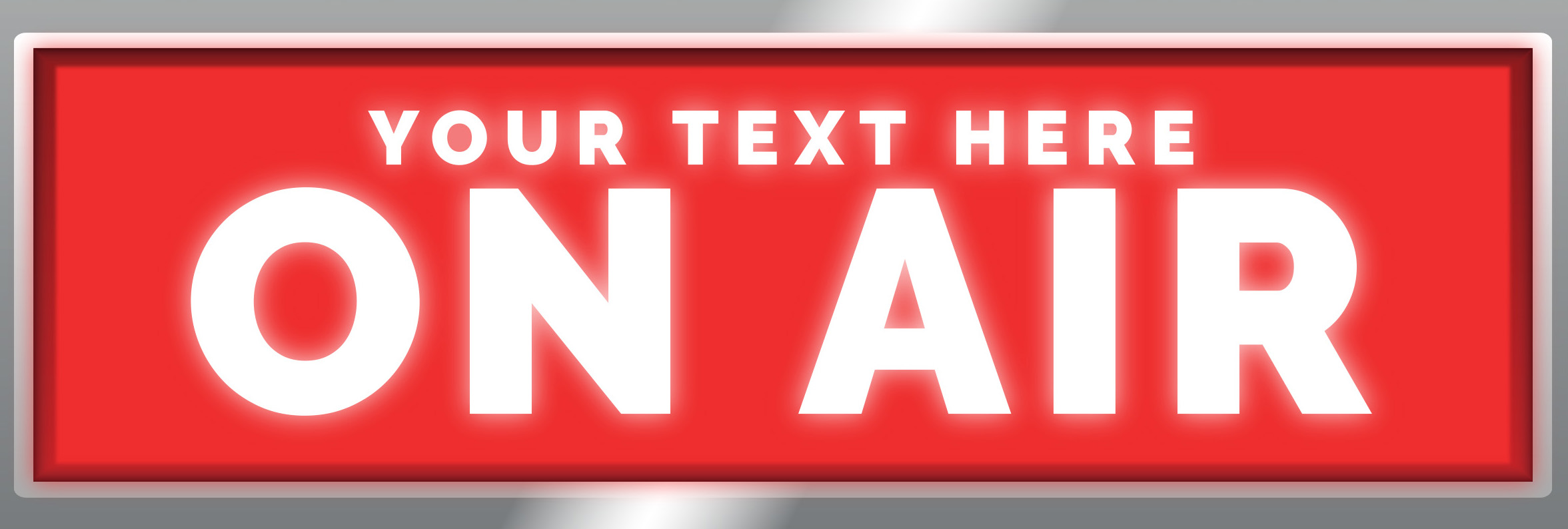 Personalised Insert For Light Box On Air - Personalite