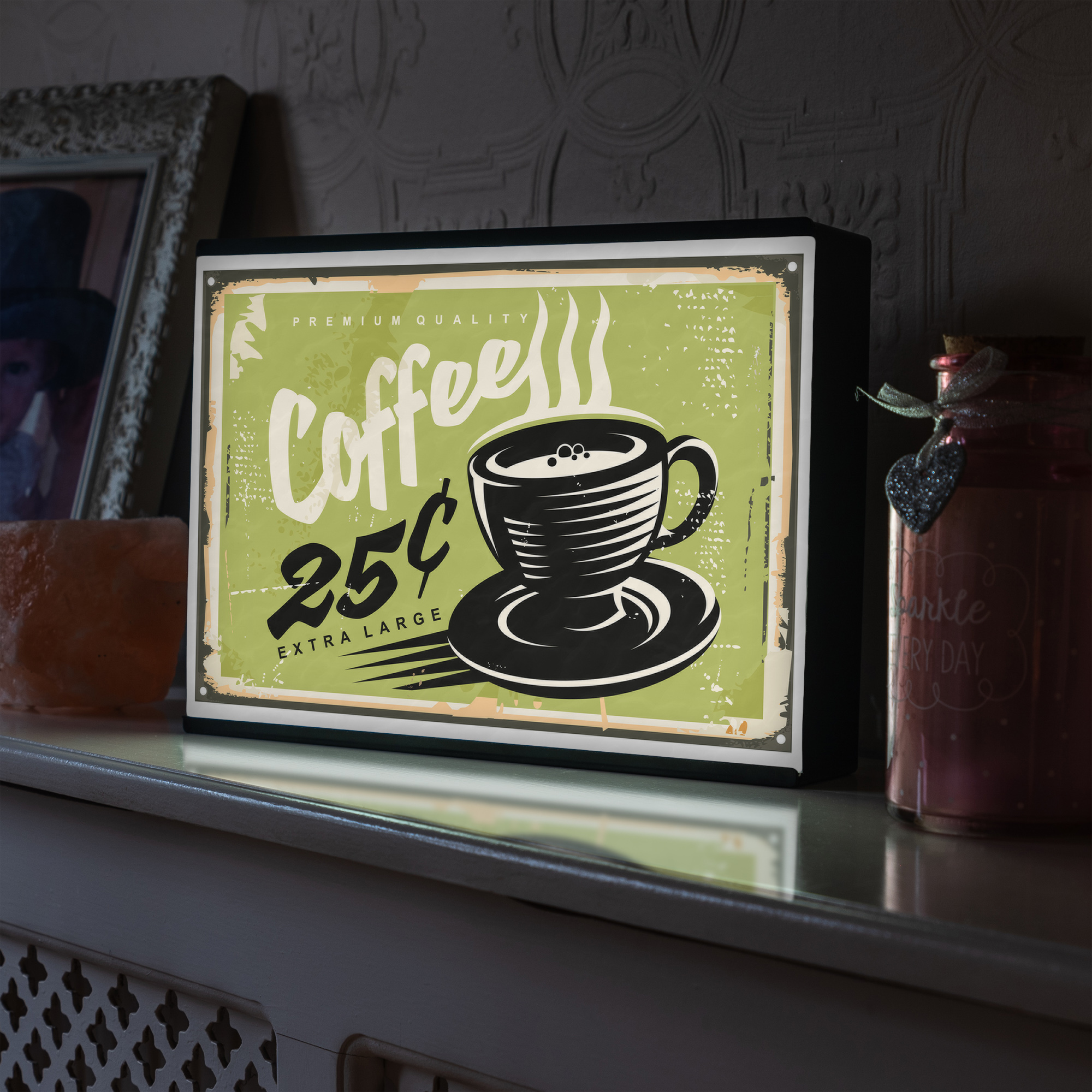 Light Box Room Sign XL Coffee - Personalite