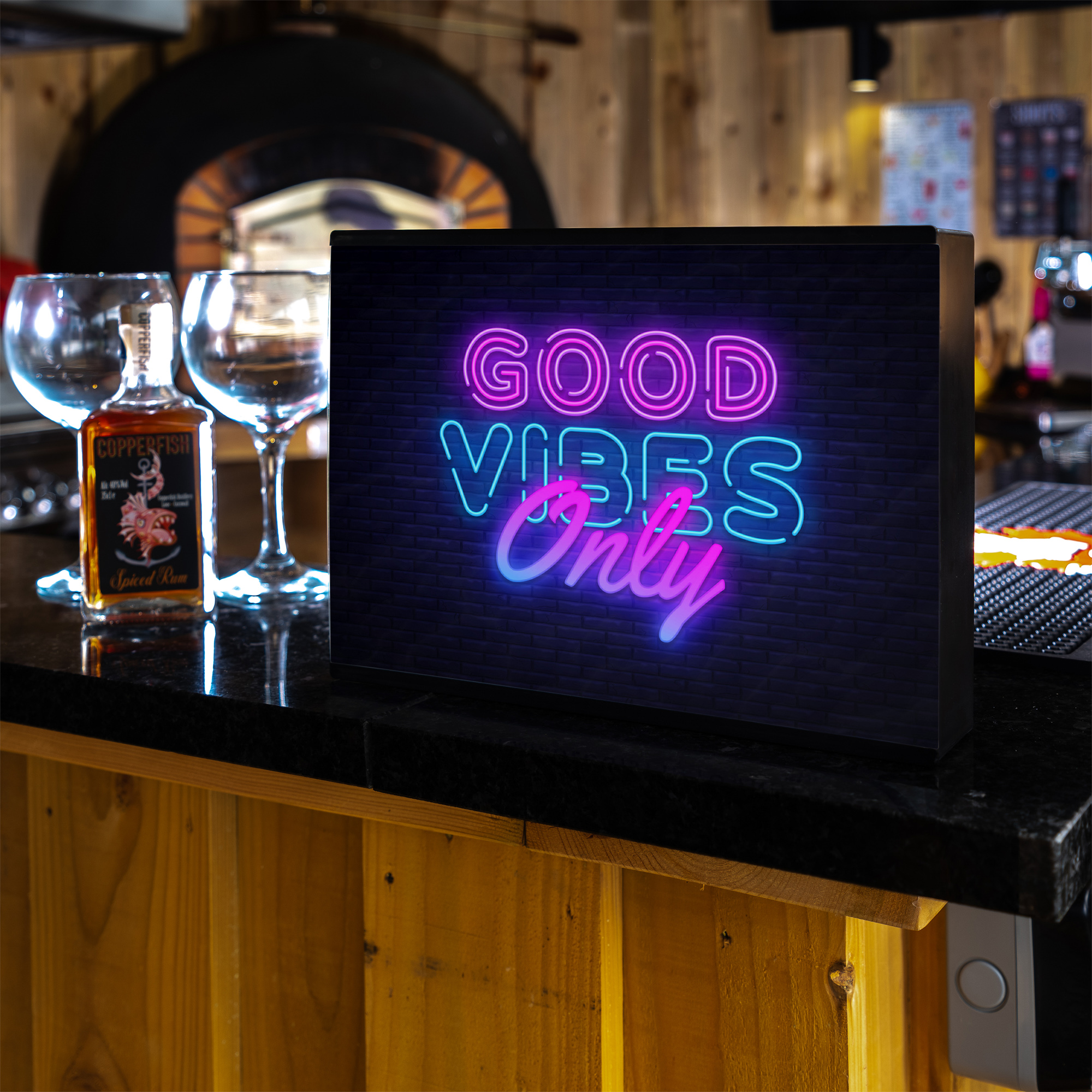 Light Box Room Sign XL Good Vibes - Personalite
