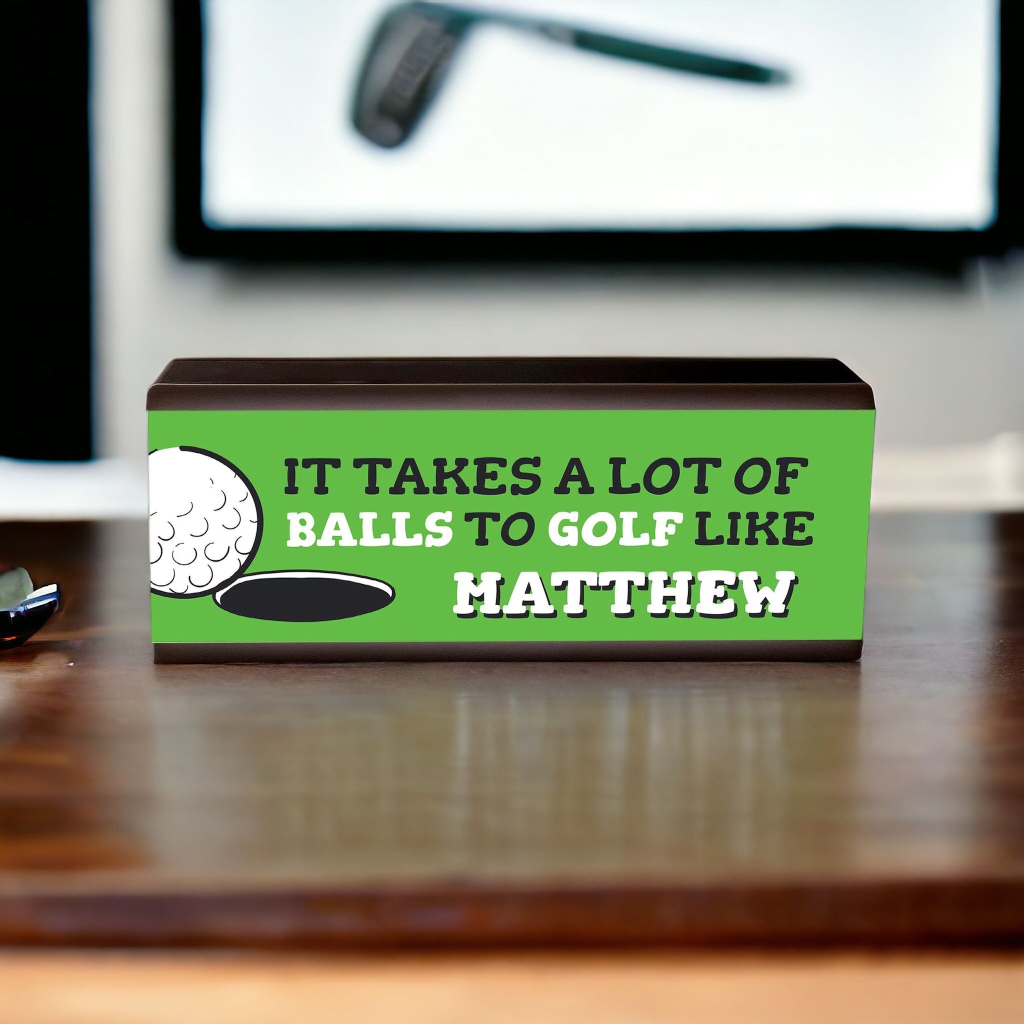 Personalised Room Light Box Golf - Funny Golf Gift Idea - Gift For Him