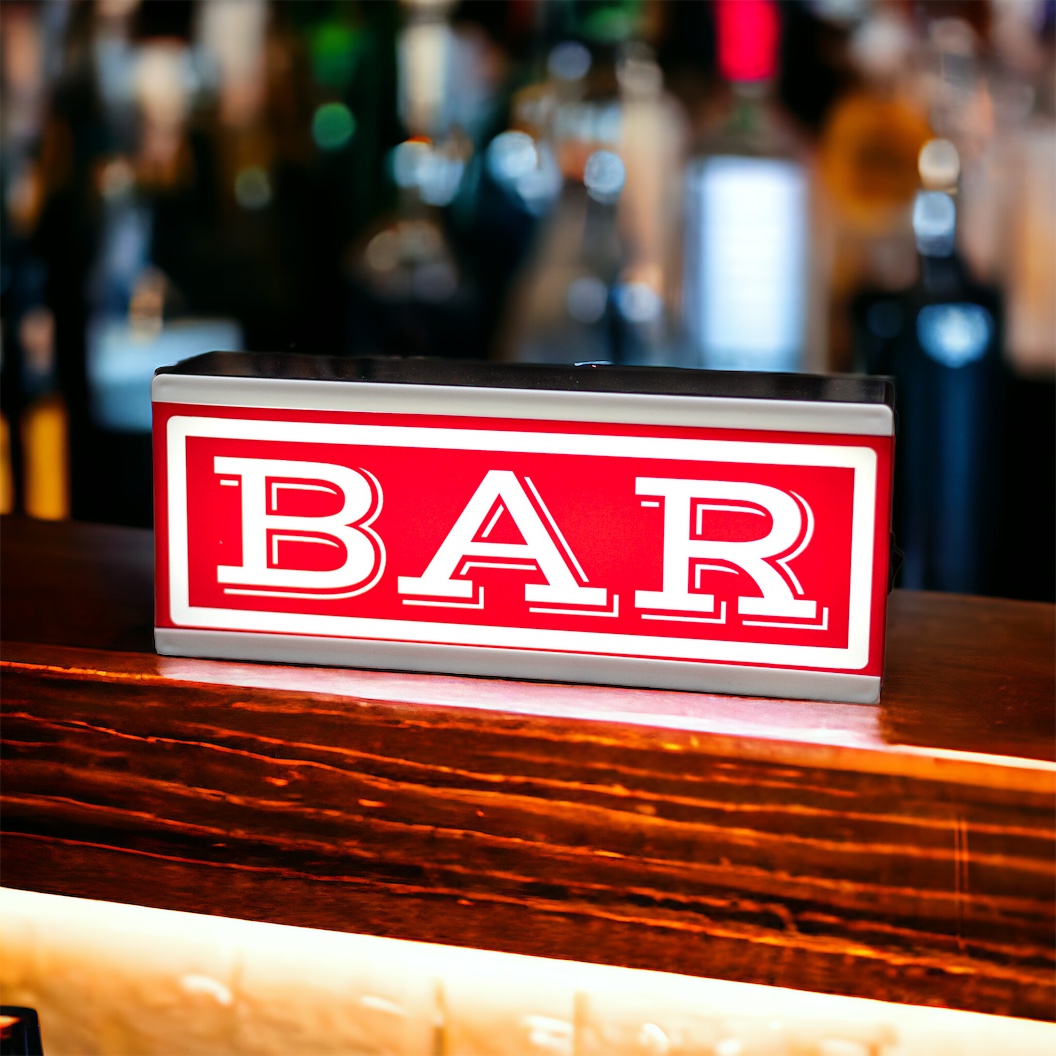Light Box Room Sign Bar - Lighting For Home Bars, Parties And Man Caves