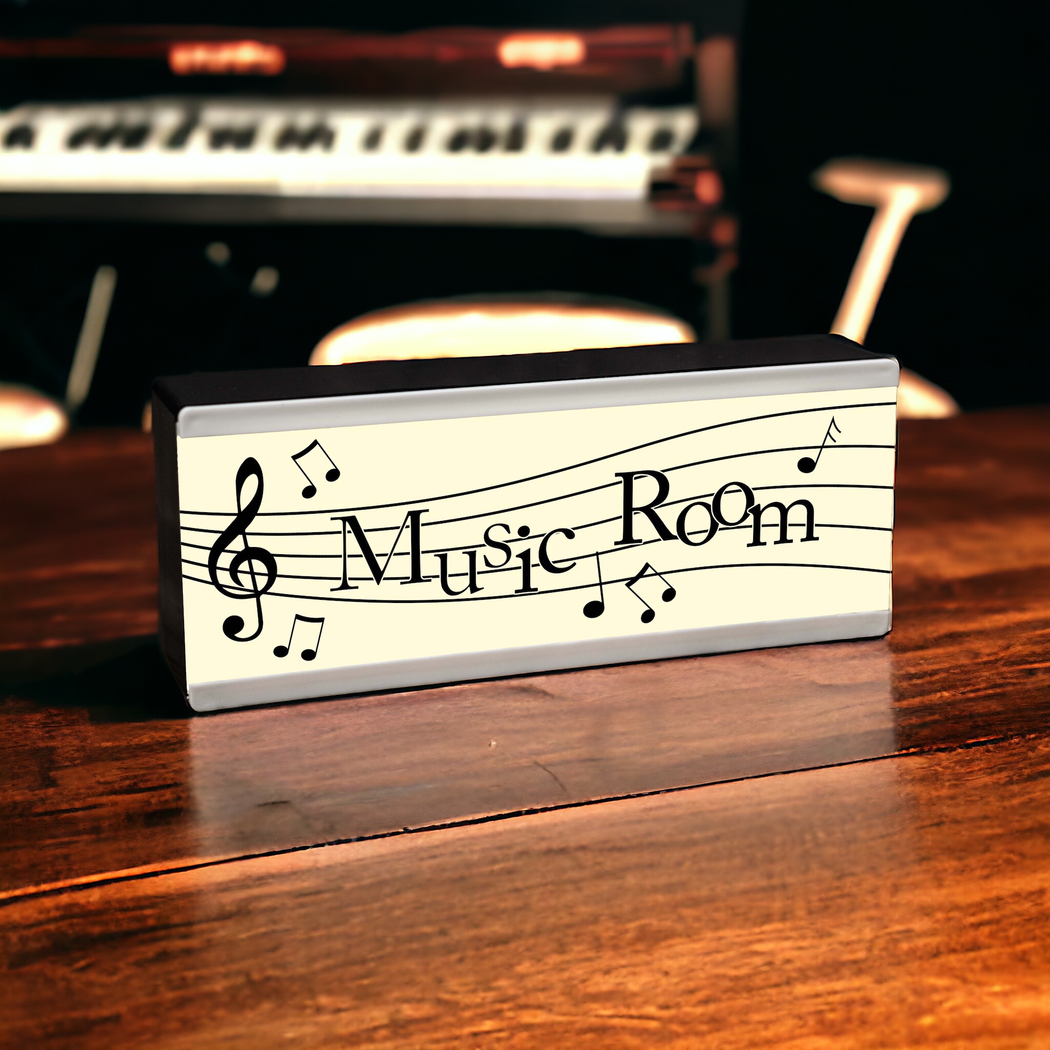 Light Box Room Sign Music - Musician Gift For Music Lovers