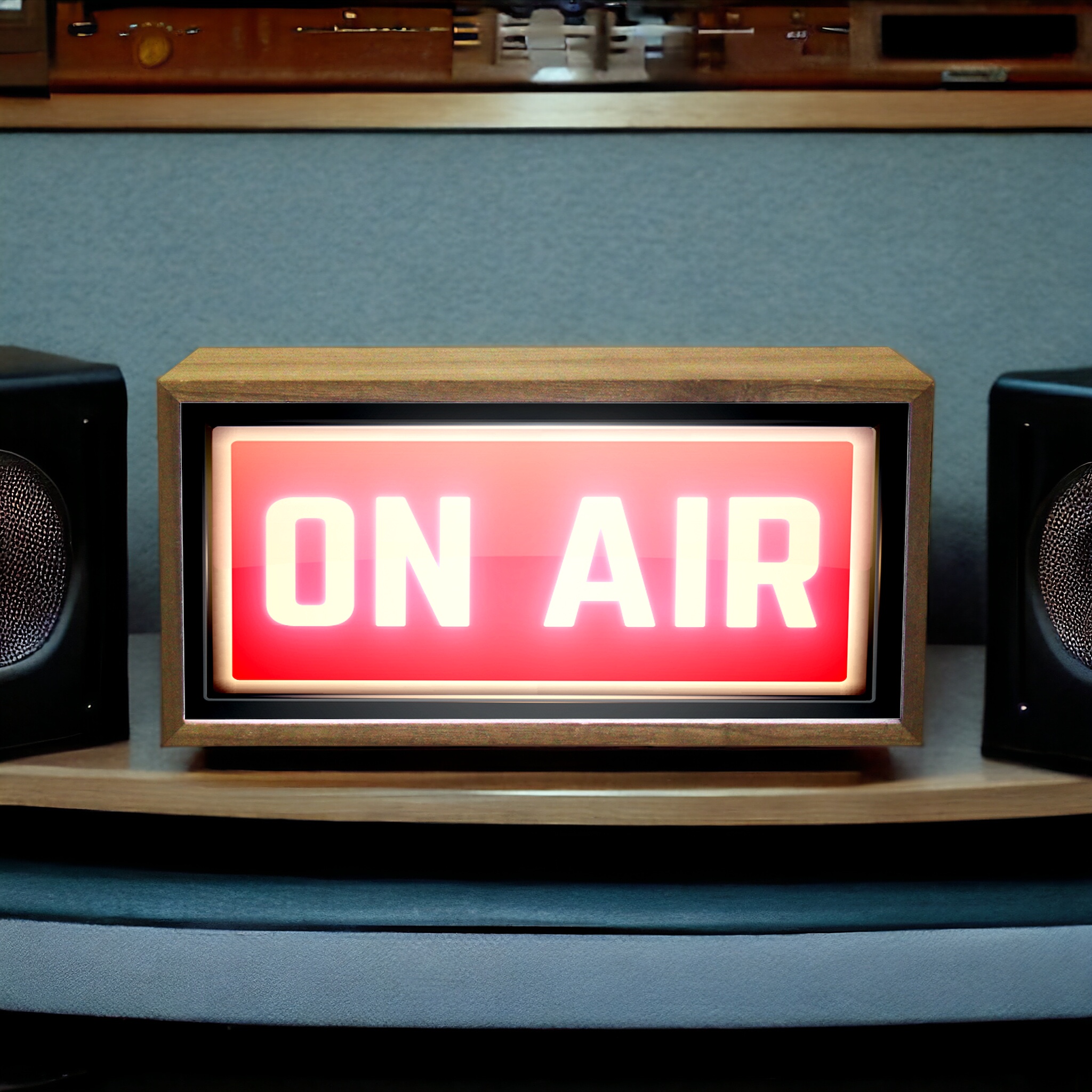 Light Box On Air Studio Sign - Bright LED Recording Live Display